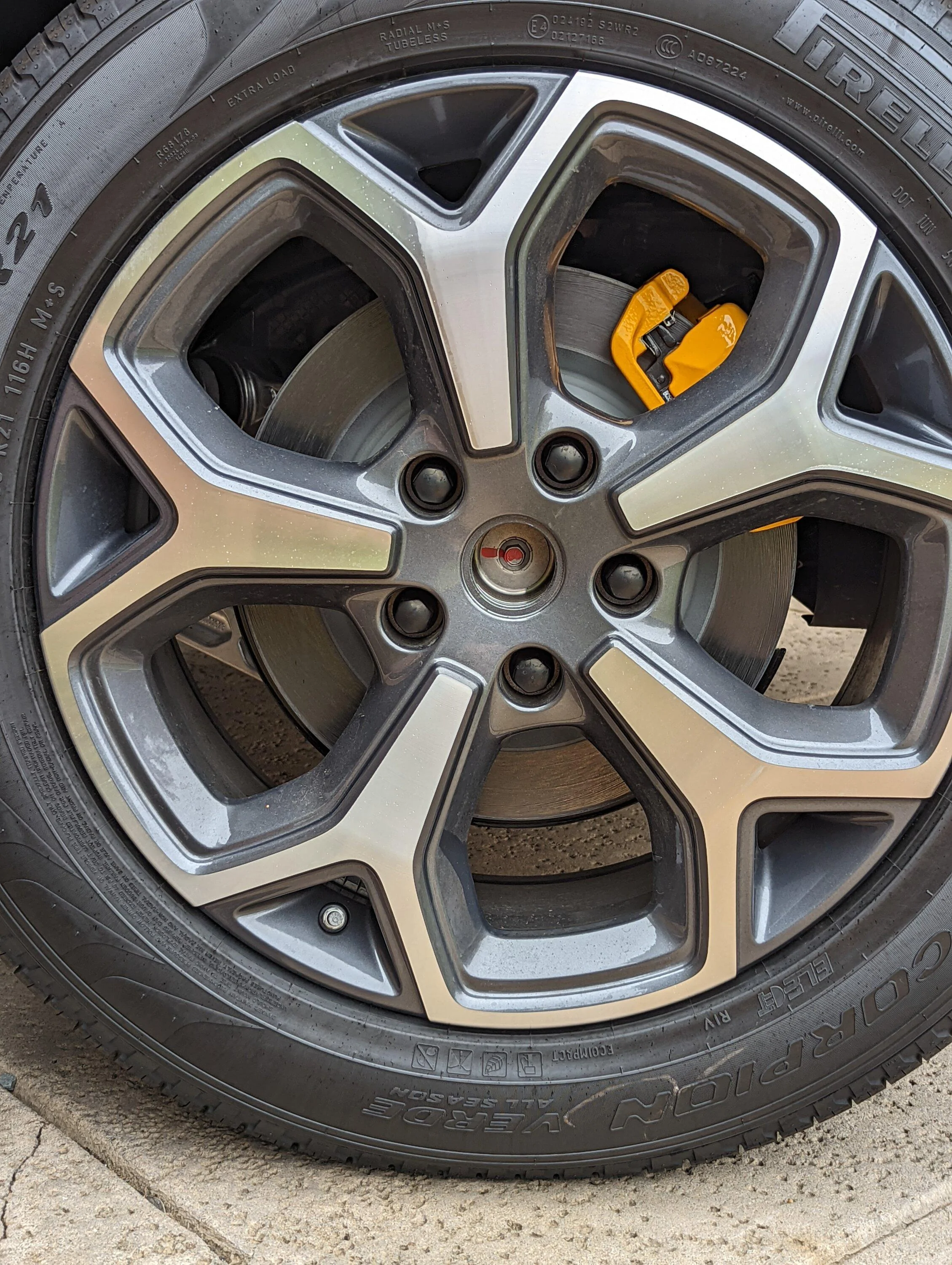 21" Wheel Center Caps - Move from the Aero Covers to the wheels ...