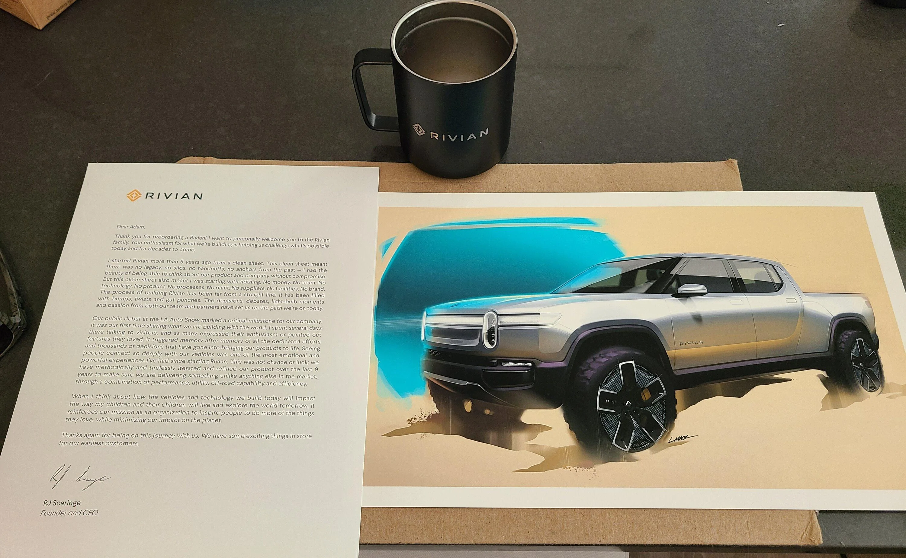 Rivian Preorder Swag Pics - Add Yours | Rivian Forum - R1T R1S R2 R3 ...