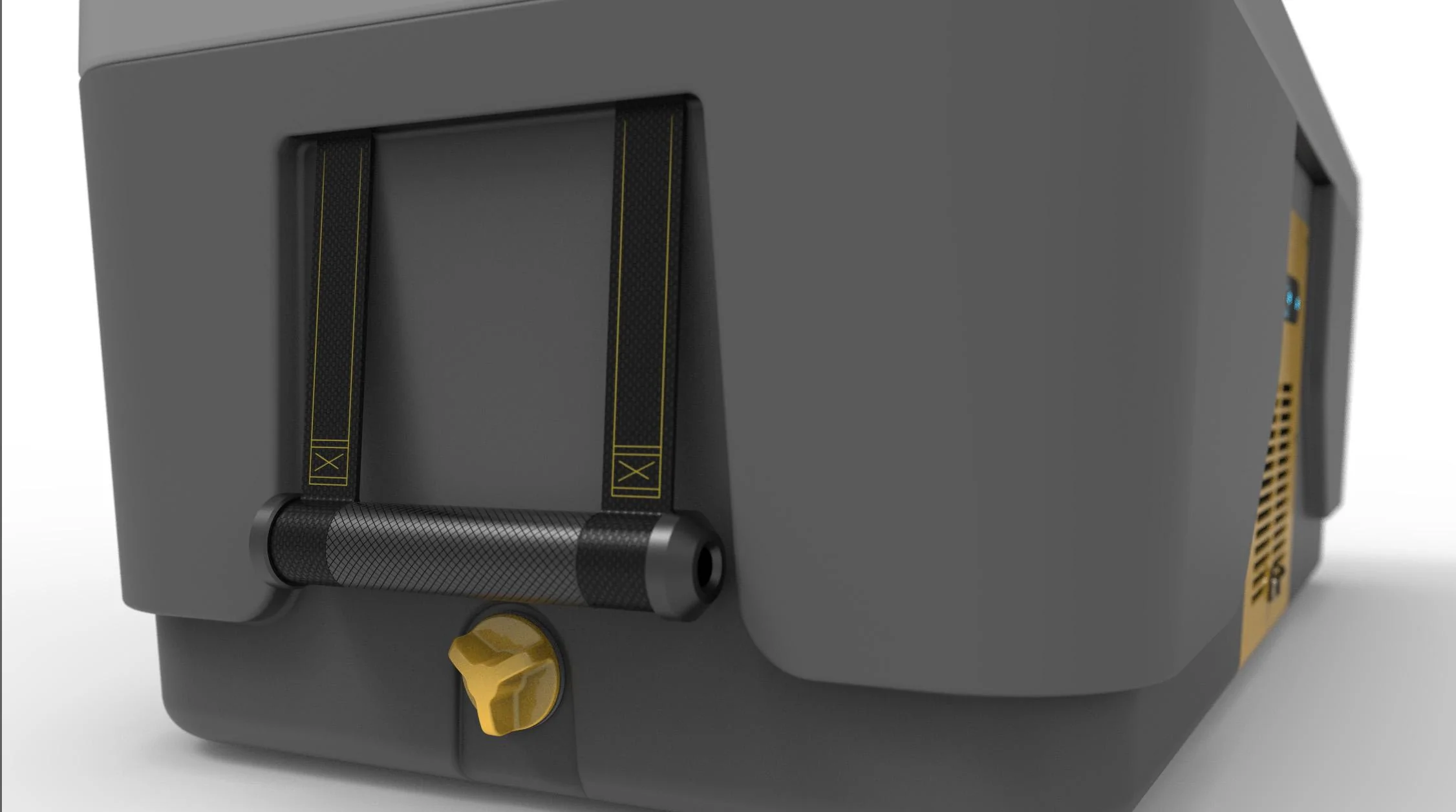 Powered 40 qt Frunk Cooler and 12 gal Water Tank w/ washdown sprayer ...