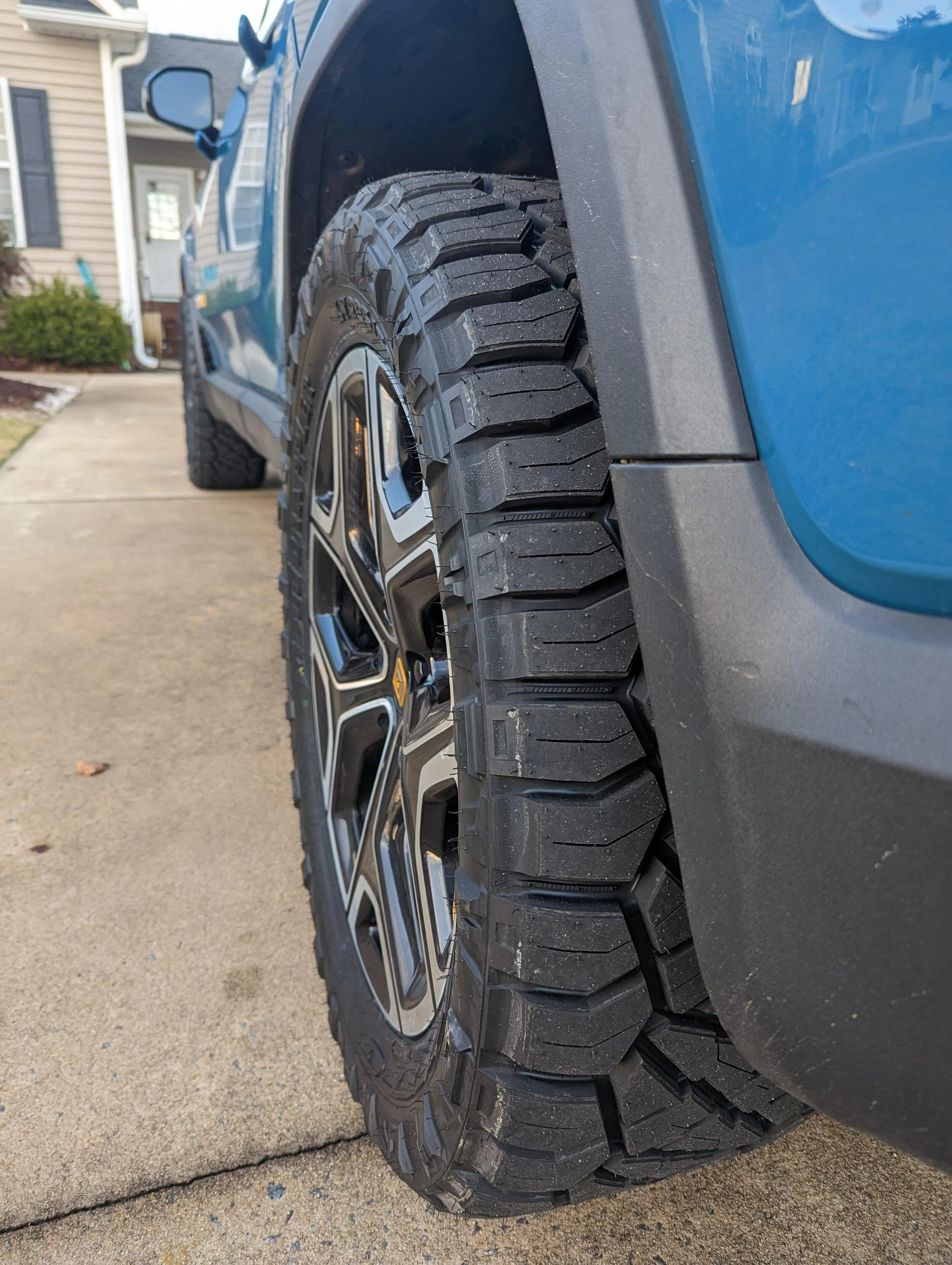 Nitto Ridge Grapplers tires (295/50/22) installed on 22” wheels on ...