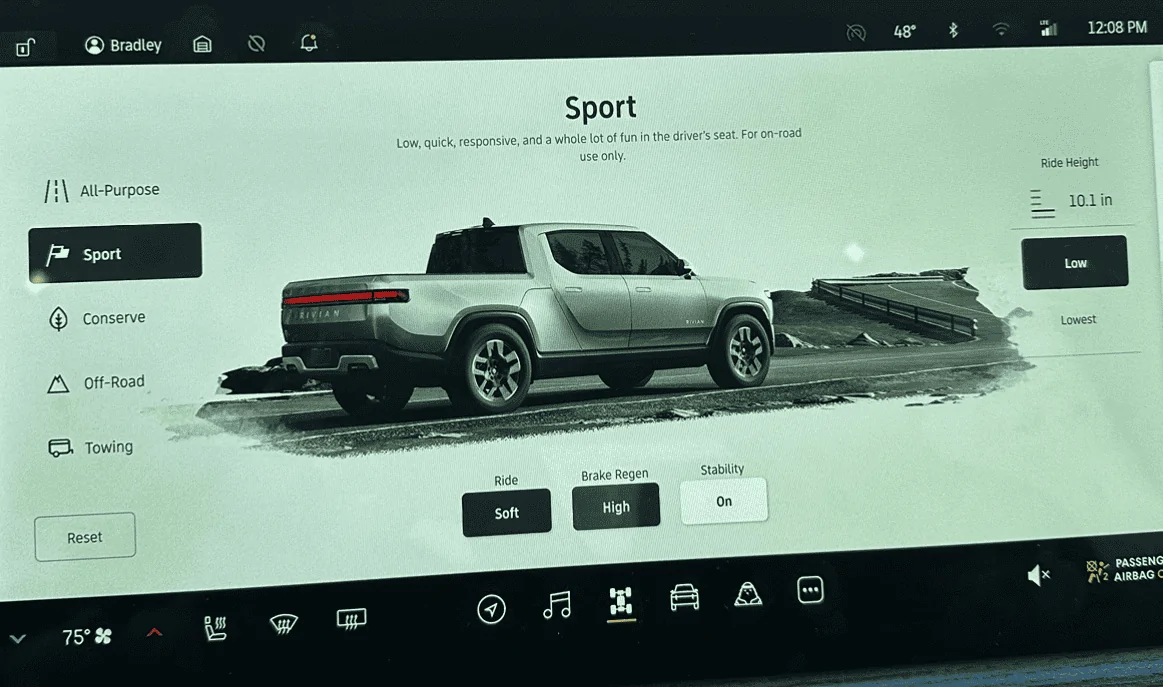 Details on what each driving modes actually do? | Rivian Forums - R1T ...