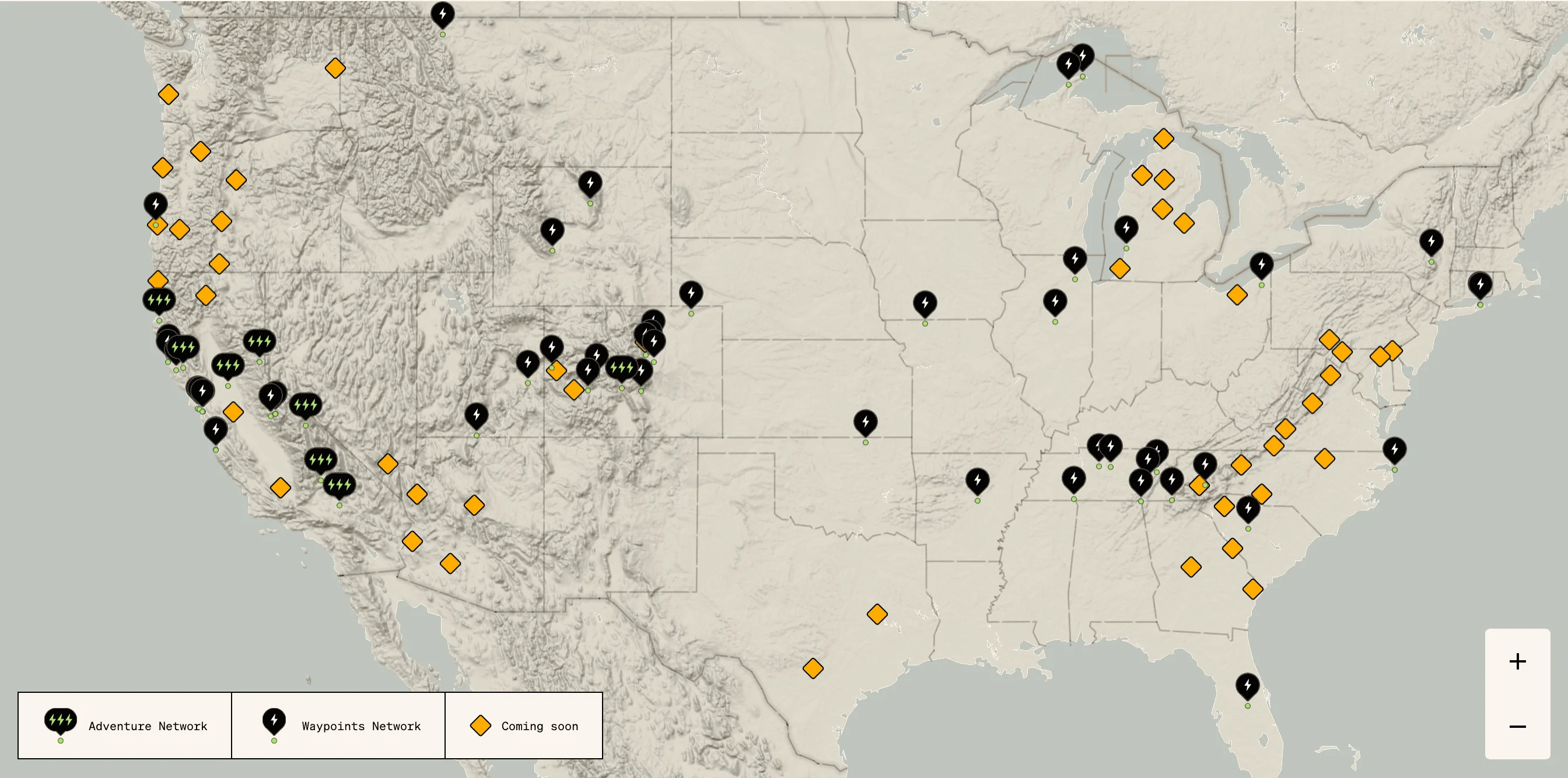 New Rivian Service Center Map - Including Future Locations | Rivian ...