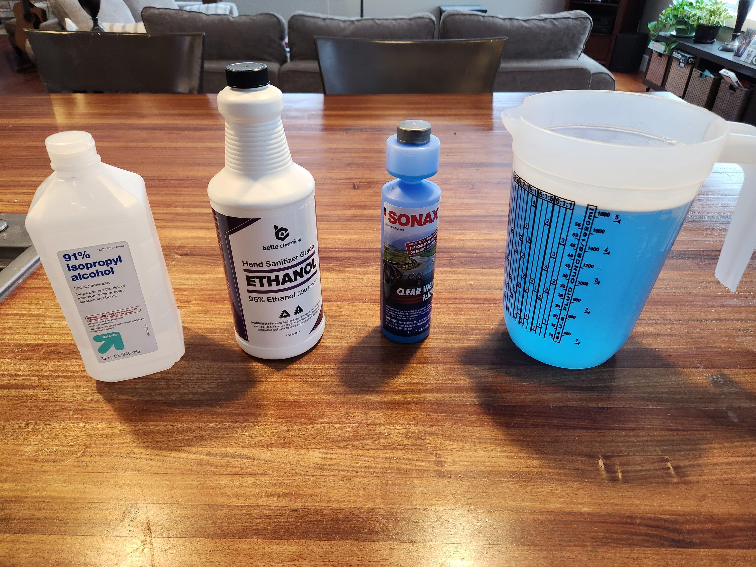Windshield Washer Fluid Code Cracked! = water + ethanol | Rivian Forum ...