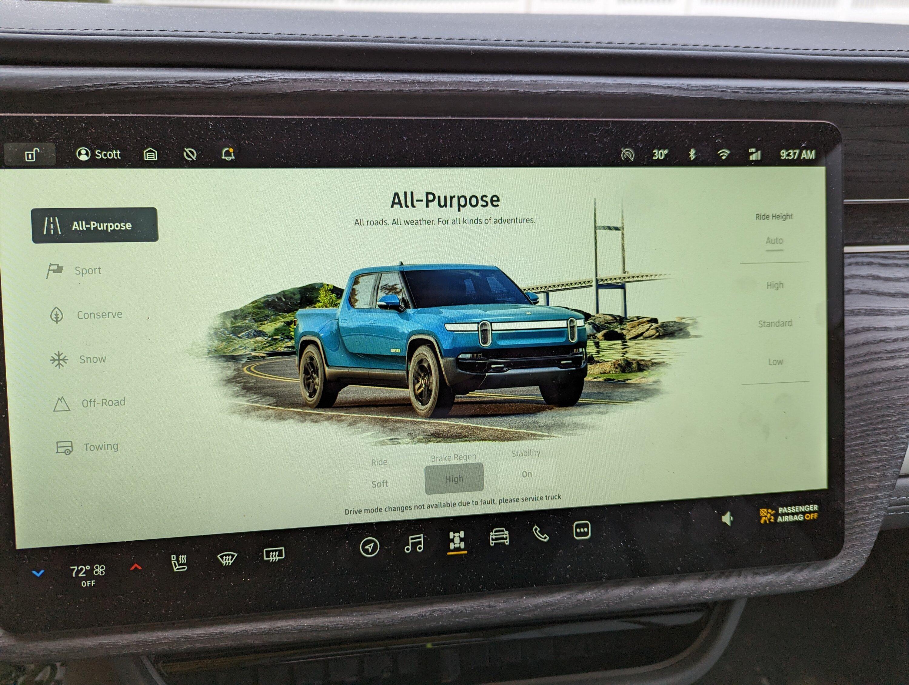 First *real* issue: 12v error, turtle mode, AWD permanently engaged ...