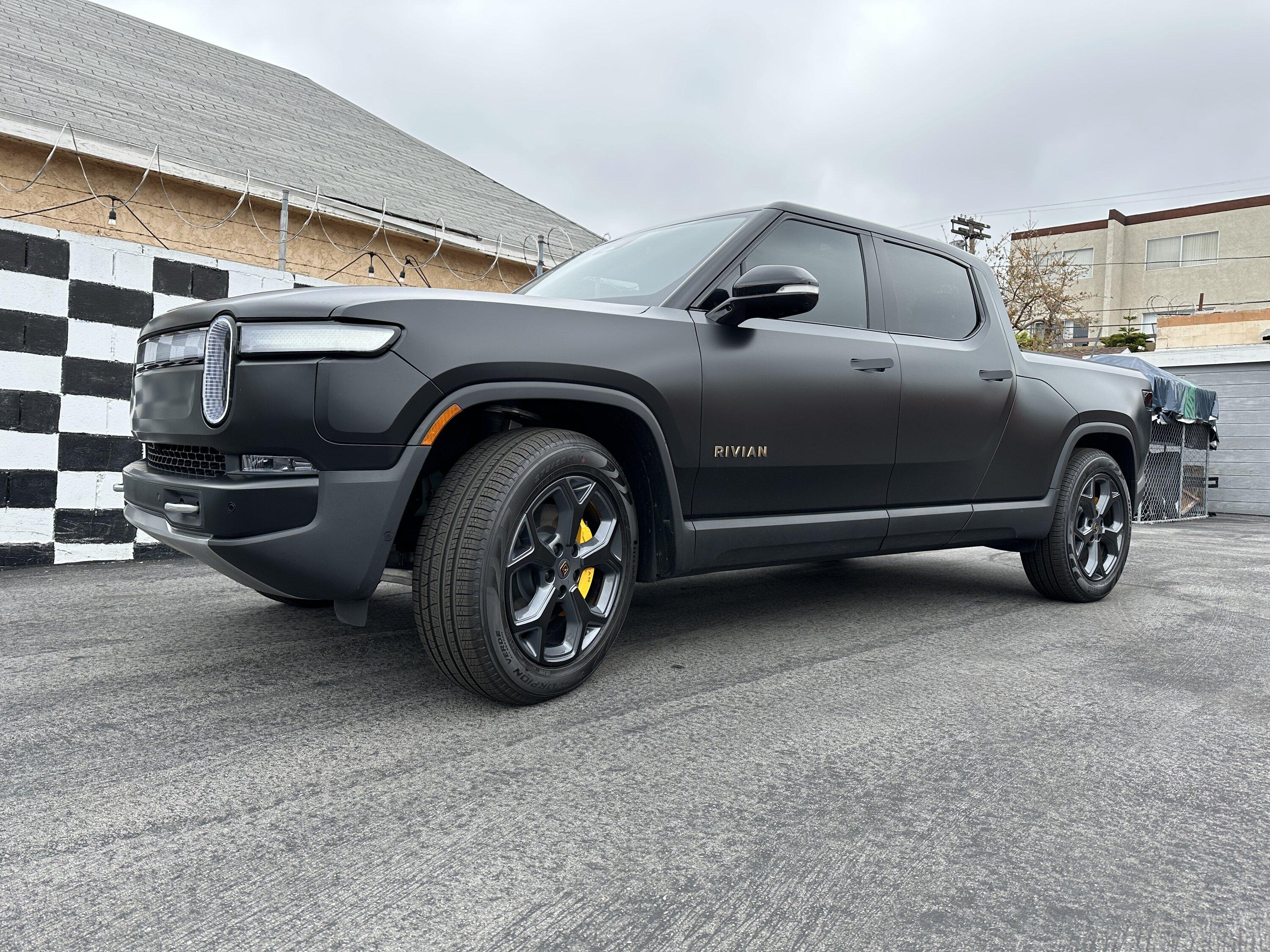 My Matte PPF Midnight Black R1T ? | Rivian Forum - R1T R1S R2 R3 News ...