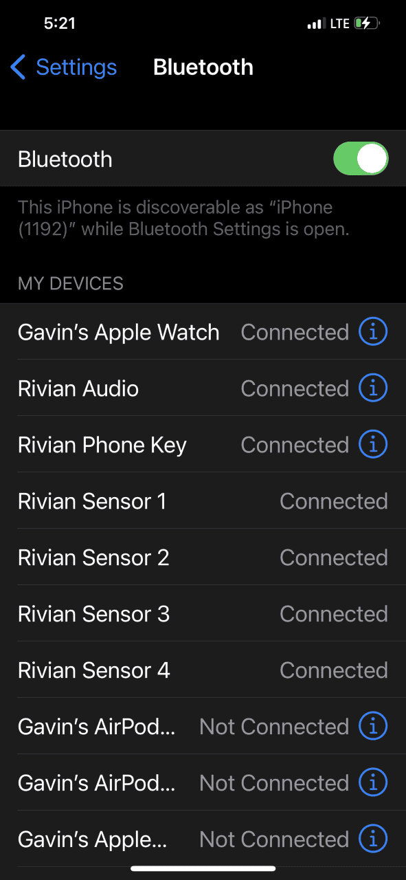 Is this normal and I just didn't notice till the last update? Bluetooth ...