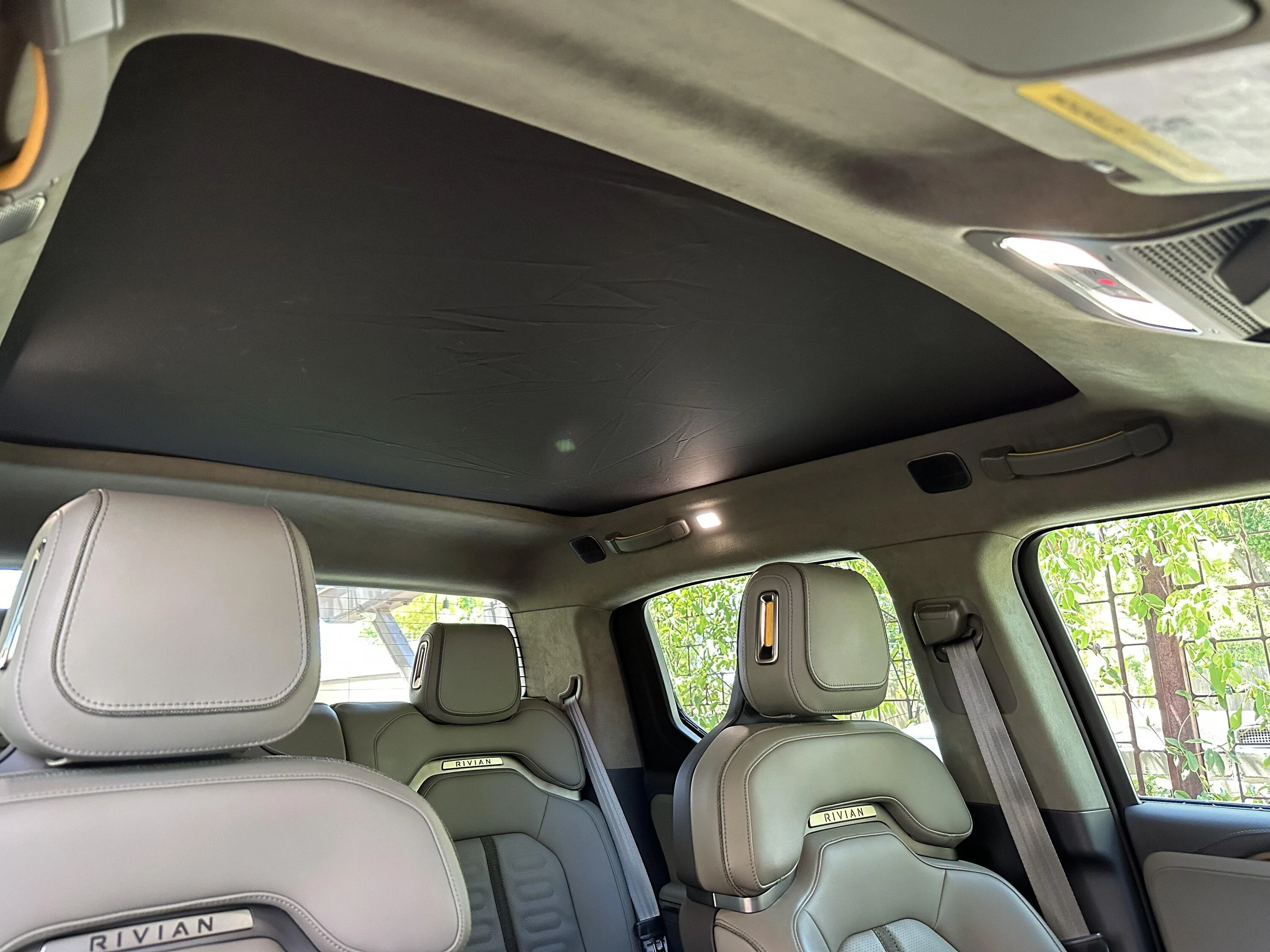 Getting ready for Summer Heat -- Glass Roof Sunshade options? | Rivian ...