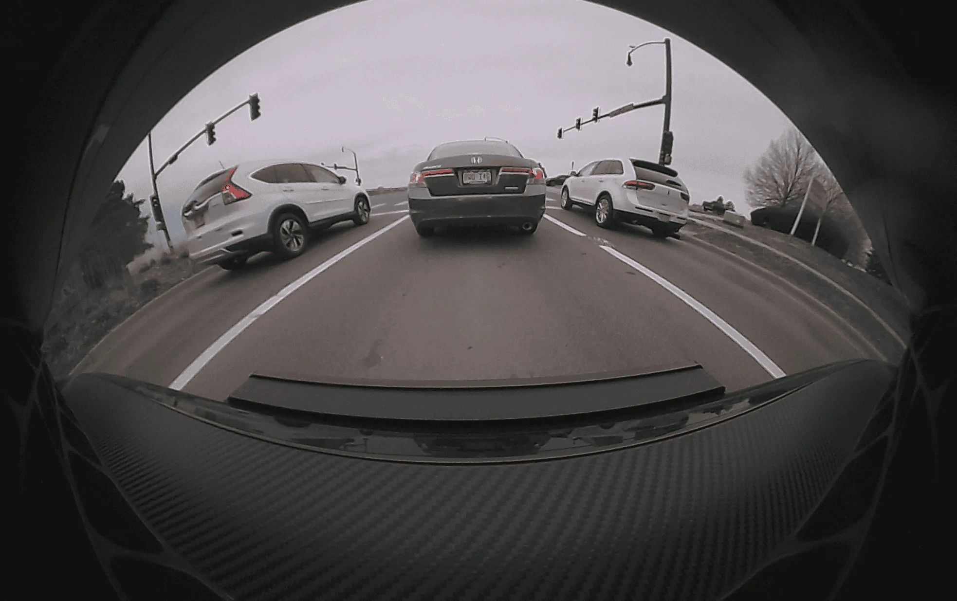 Comparison images: Rivian Drive Cam vs. Aftermarket Dash Cam (+ video ...
