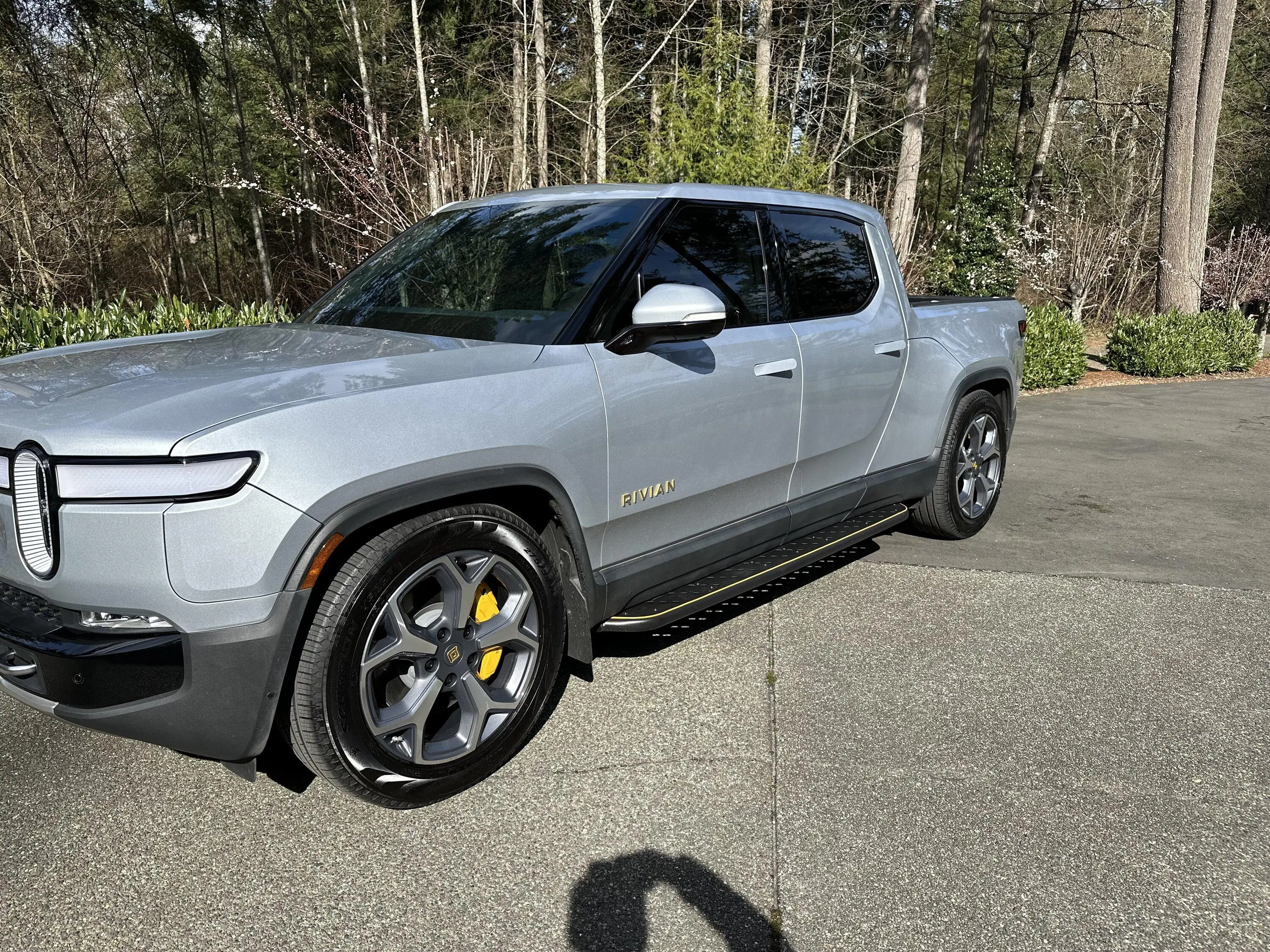 Side steps, running boards or anything else to help short people ...