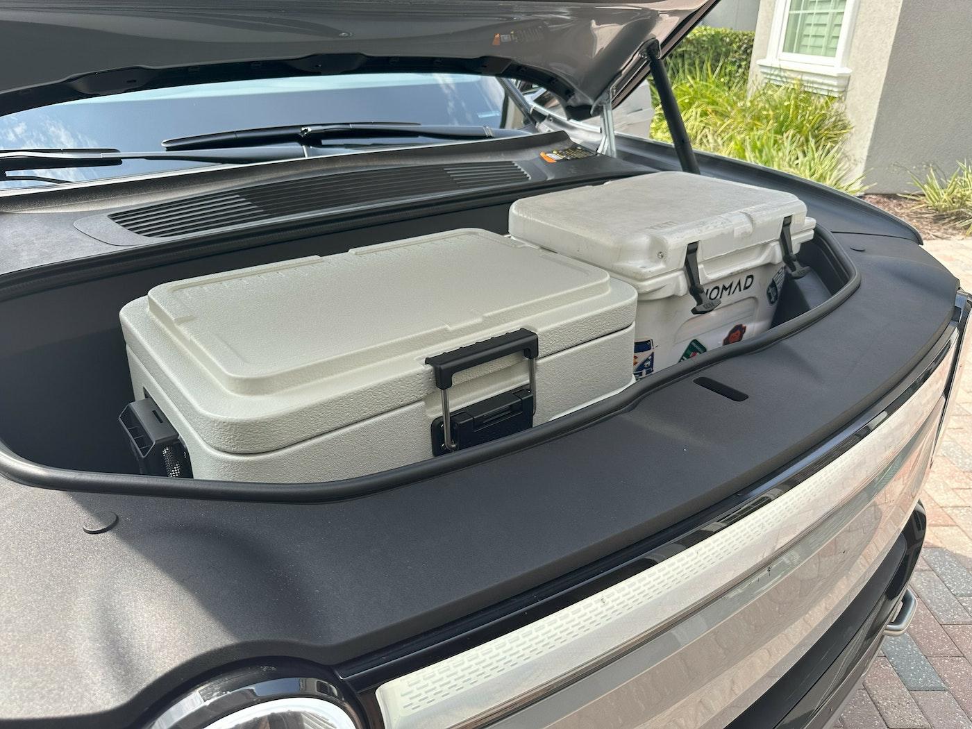 Rugged Road 45 - the (almost) perfect Frunk Cooler - my review | Rivian ...