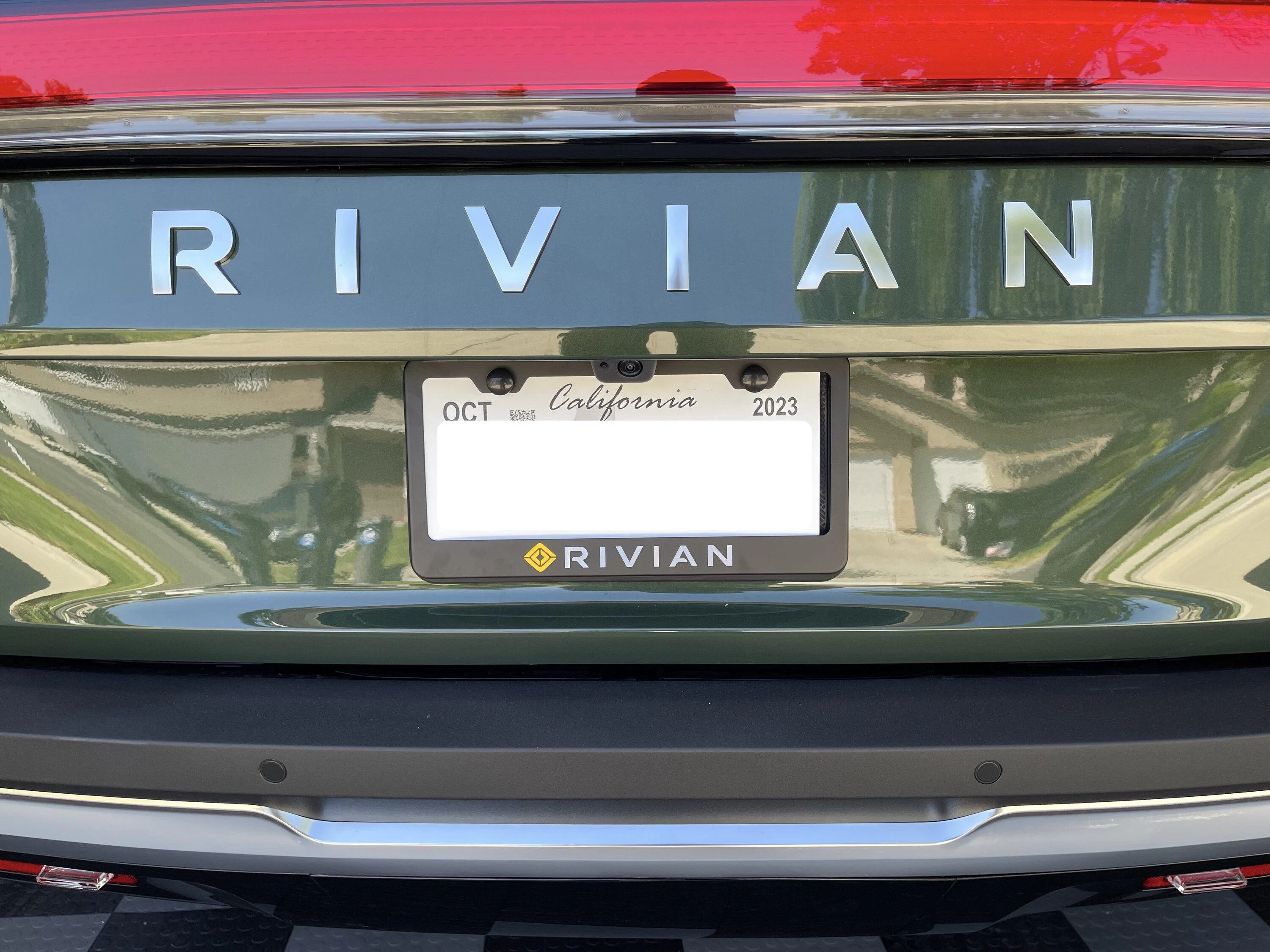 Rivian License Plate Frame | Rivian Forums - R1T R1S R2 R3 News, Specs ...