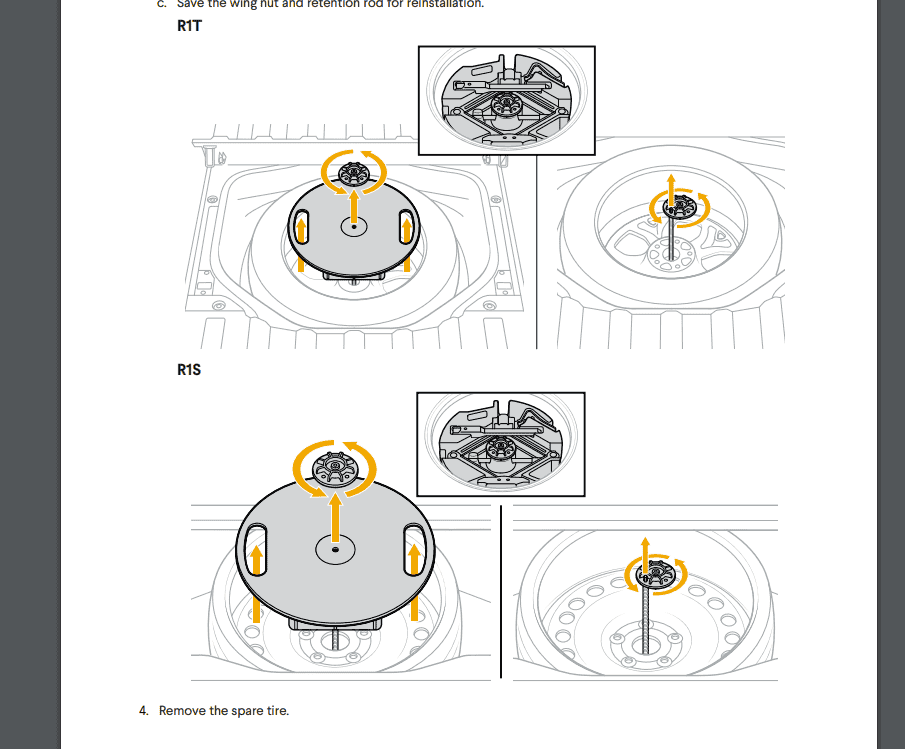 PSA : print this sign before using spare tire / tire rotation by tire ...