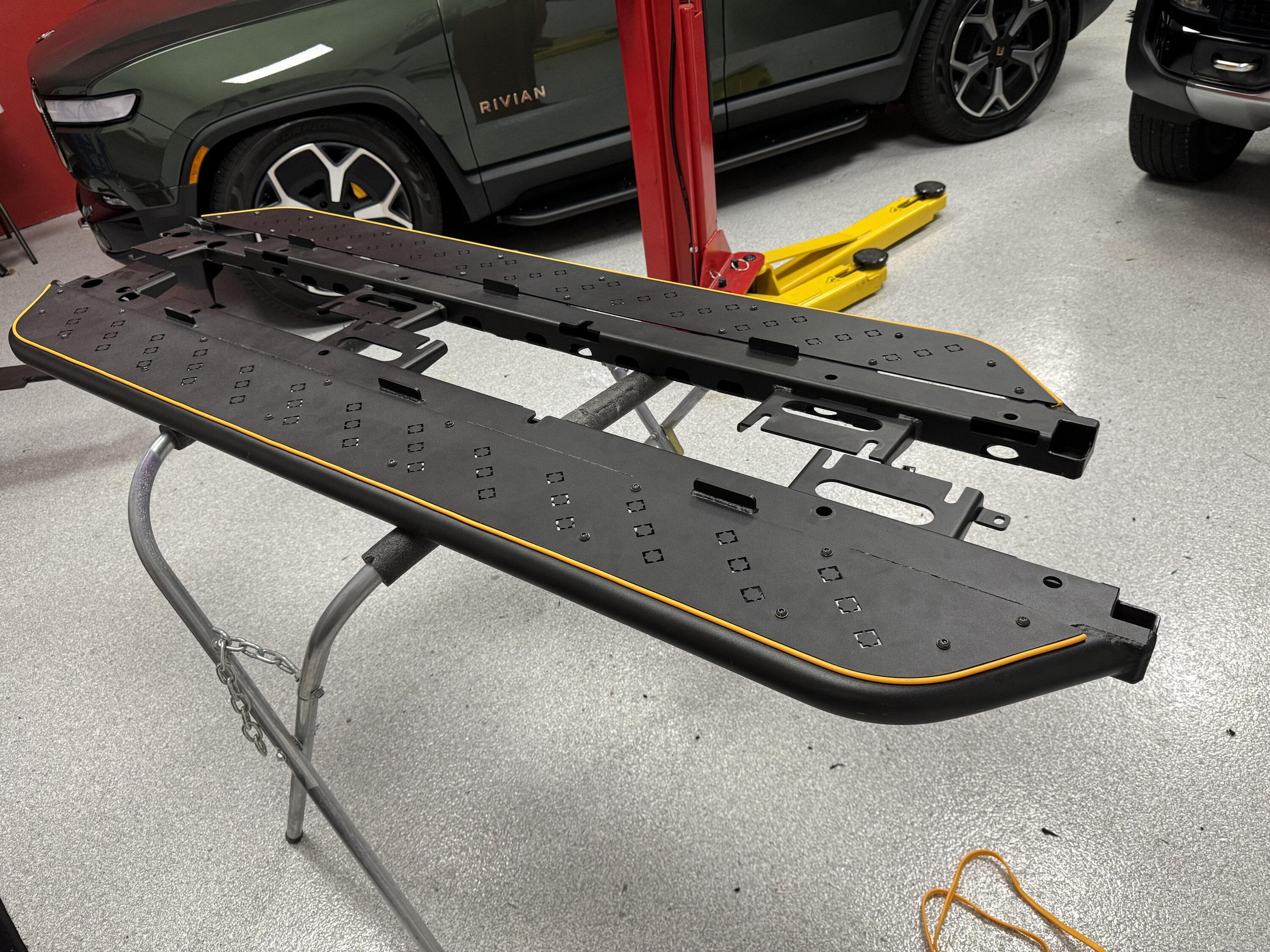 EV Sportline R1S Sliders are installed photos & feedback | Rivian ...