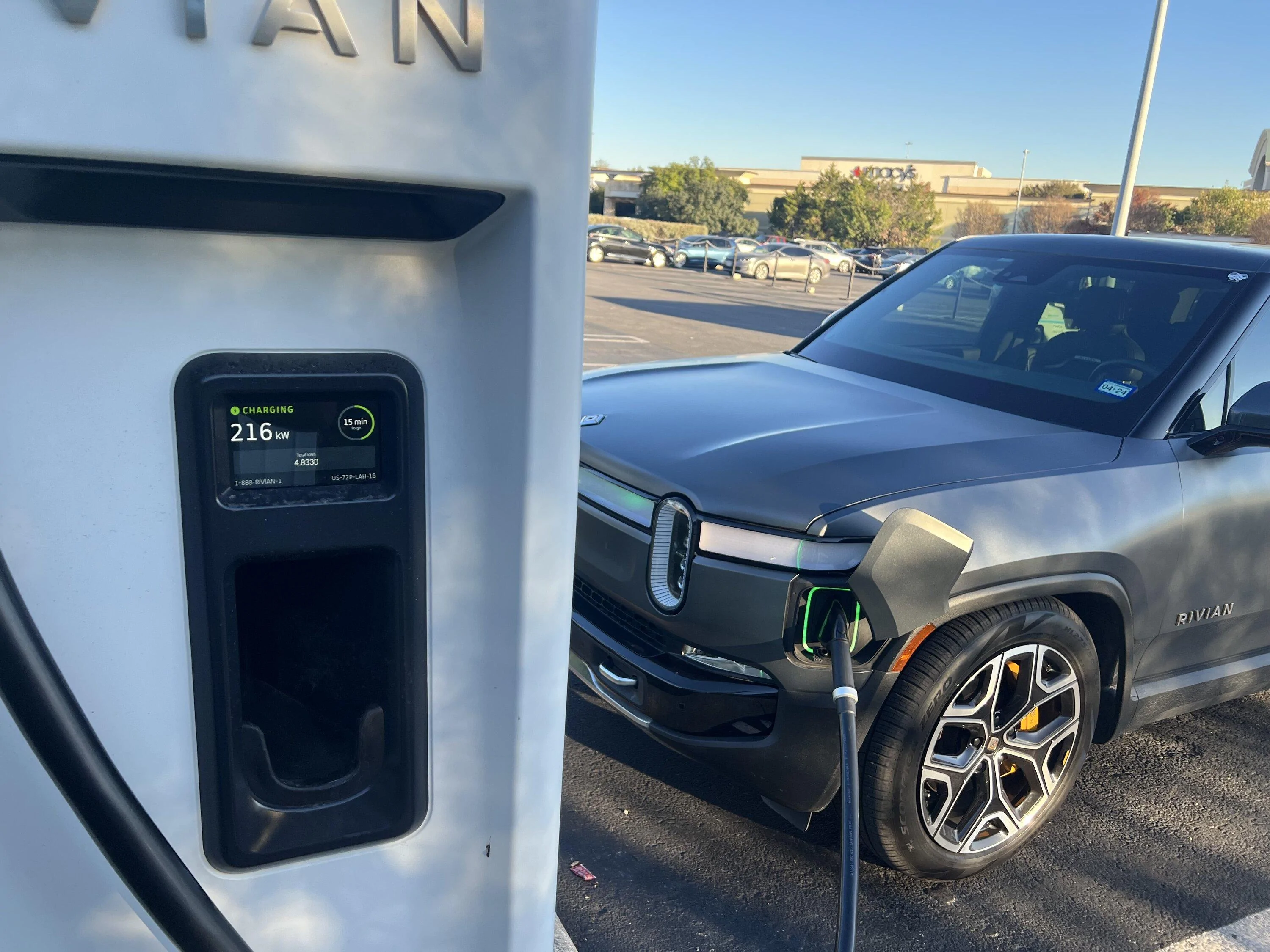 RAN Rivian charging station now live in San Antonio @ La Cantera ...