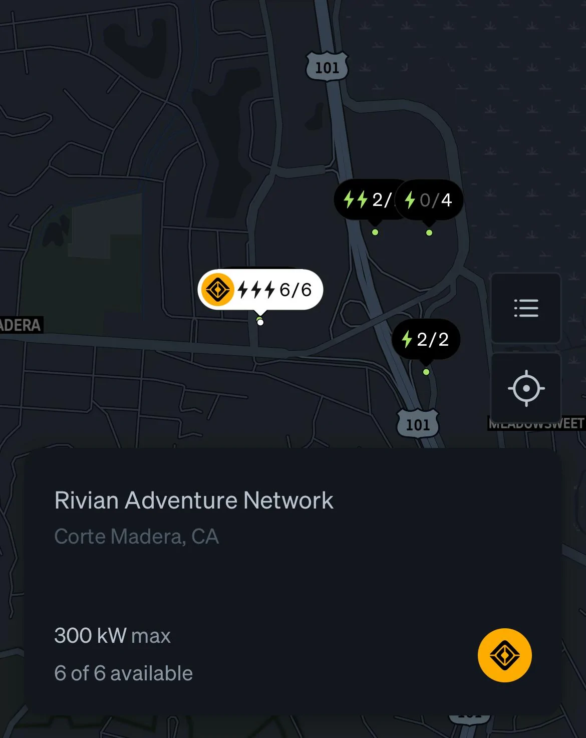 RAN Rivian Charging Stations Locations Map via Google Maps | Page 101 ...