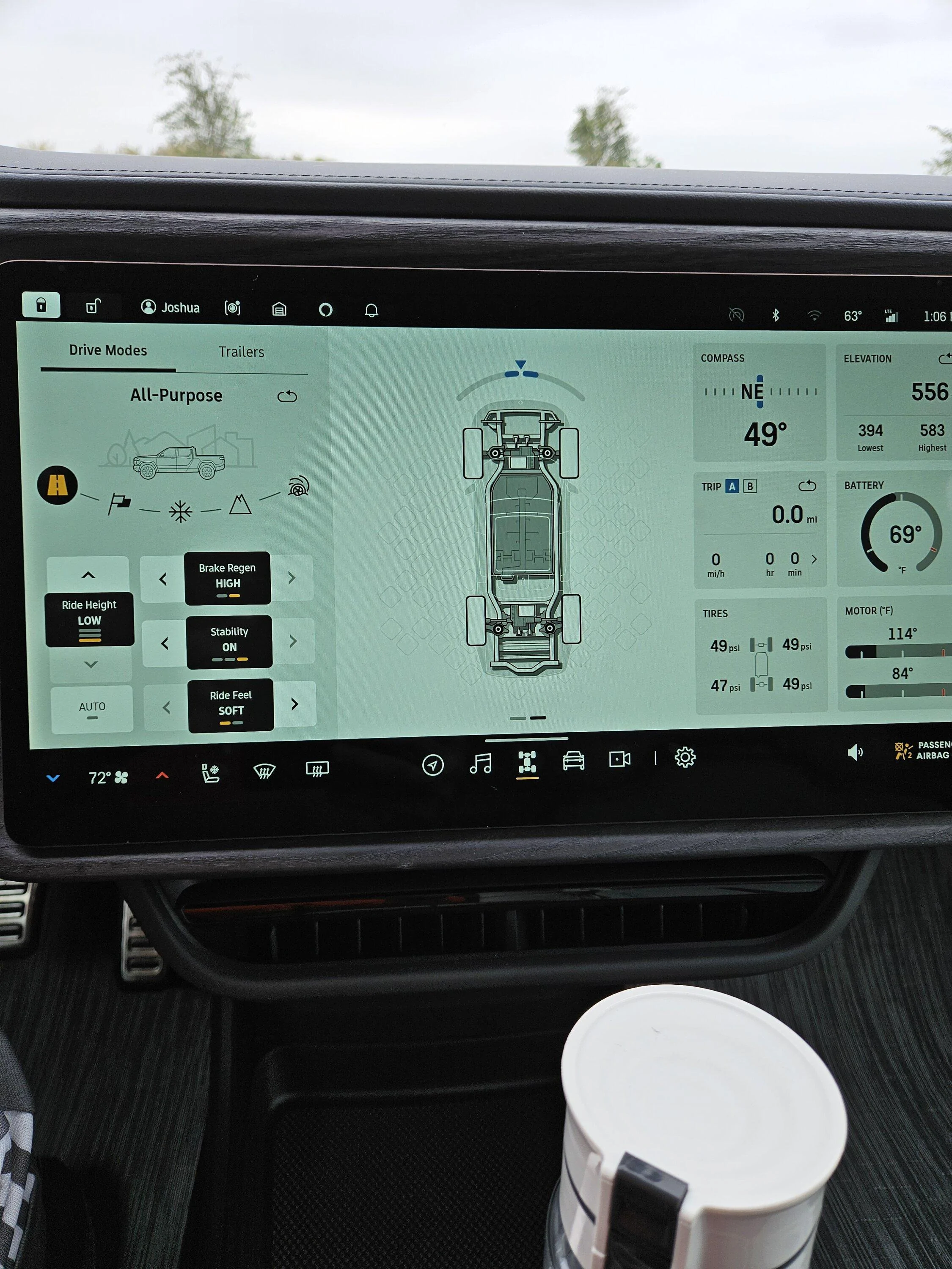 90 mile Max Pack test drive - efficiency results at 69 mph | Rivian ...