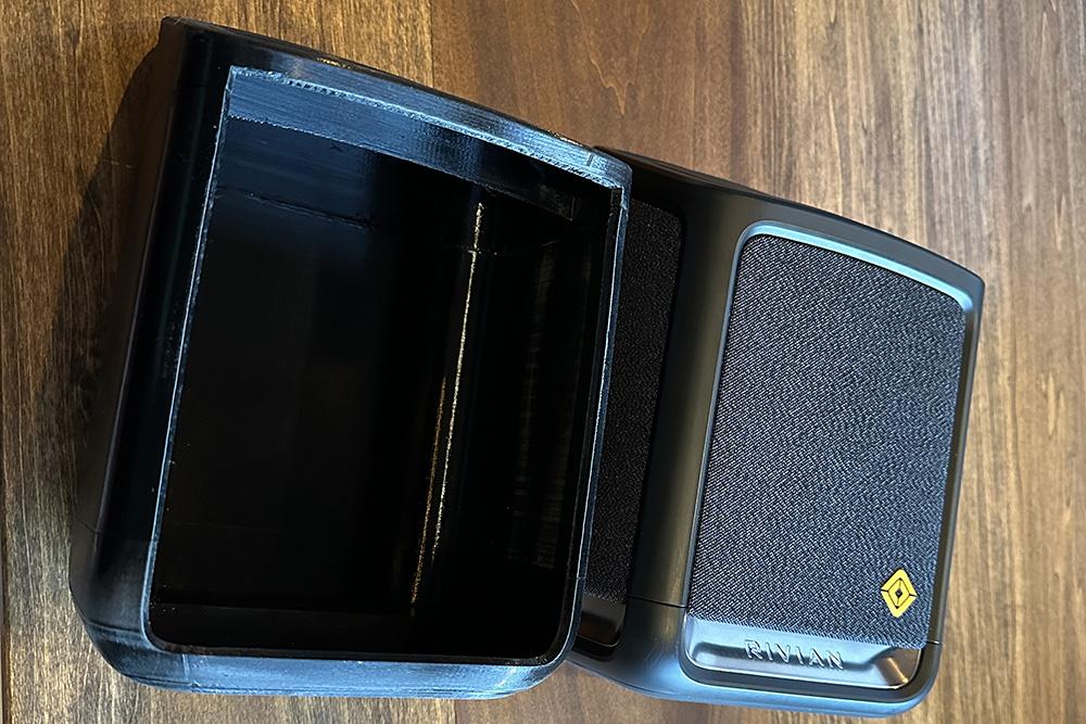 My 3D printed OEM-looking Camp Speaker Drawer | Rivian Forum - R1T R1S ...