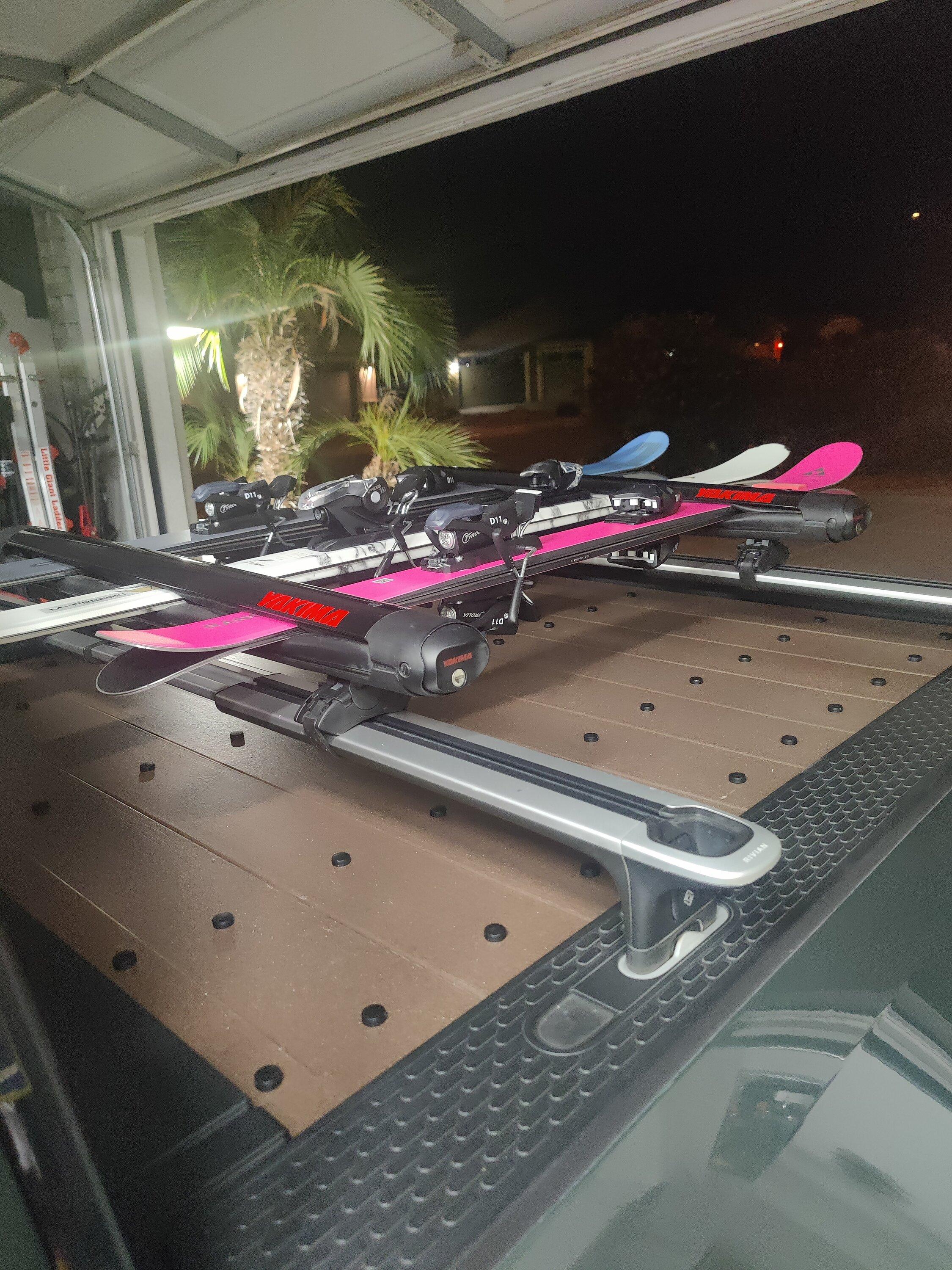 Successful First Ski Trip Report with R1T: Gilbert, AZ to Sunrise ...