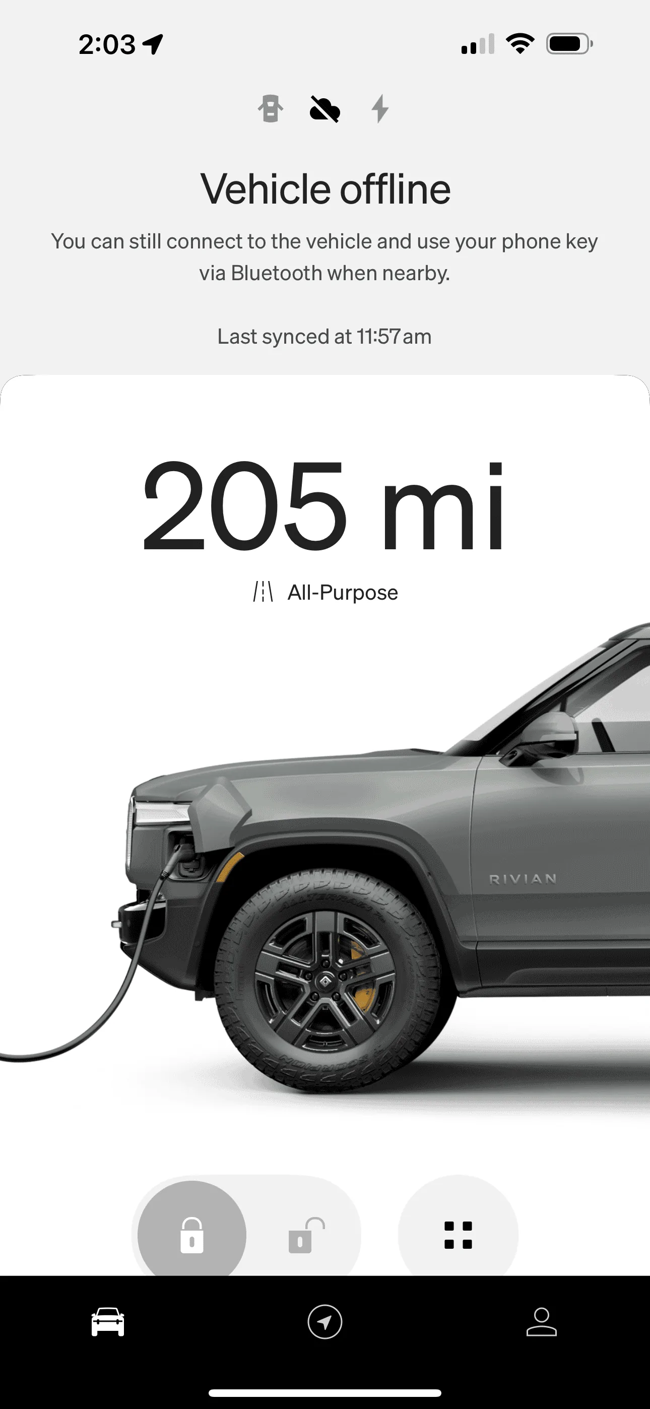 You have limited connectivity (mobile app) | Rivian Forum - R1T R1S R2 ...