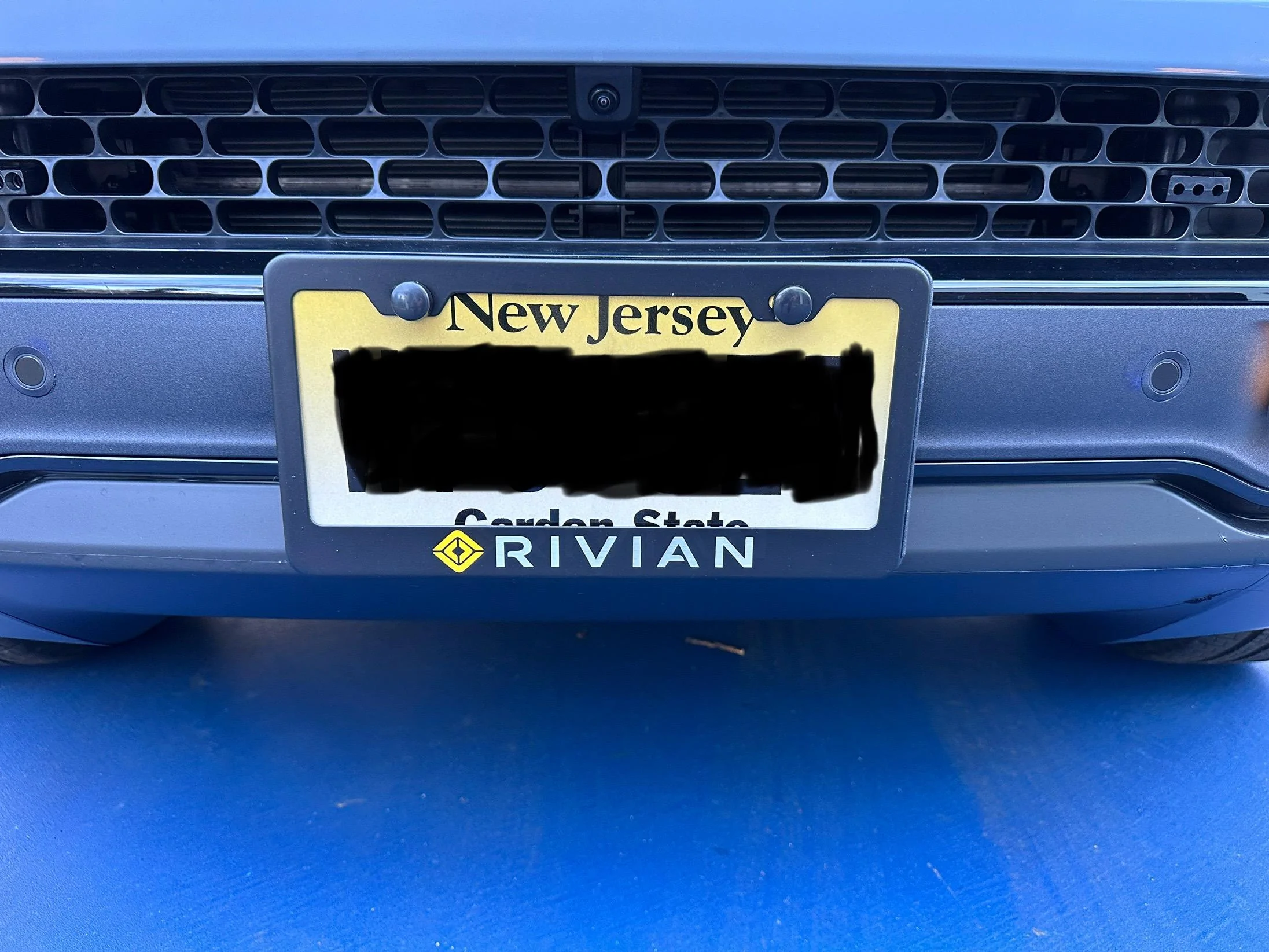Rivian Aluminum License Plate with Name and Logo Installed Pics ...
