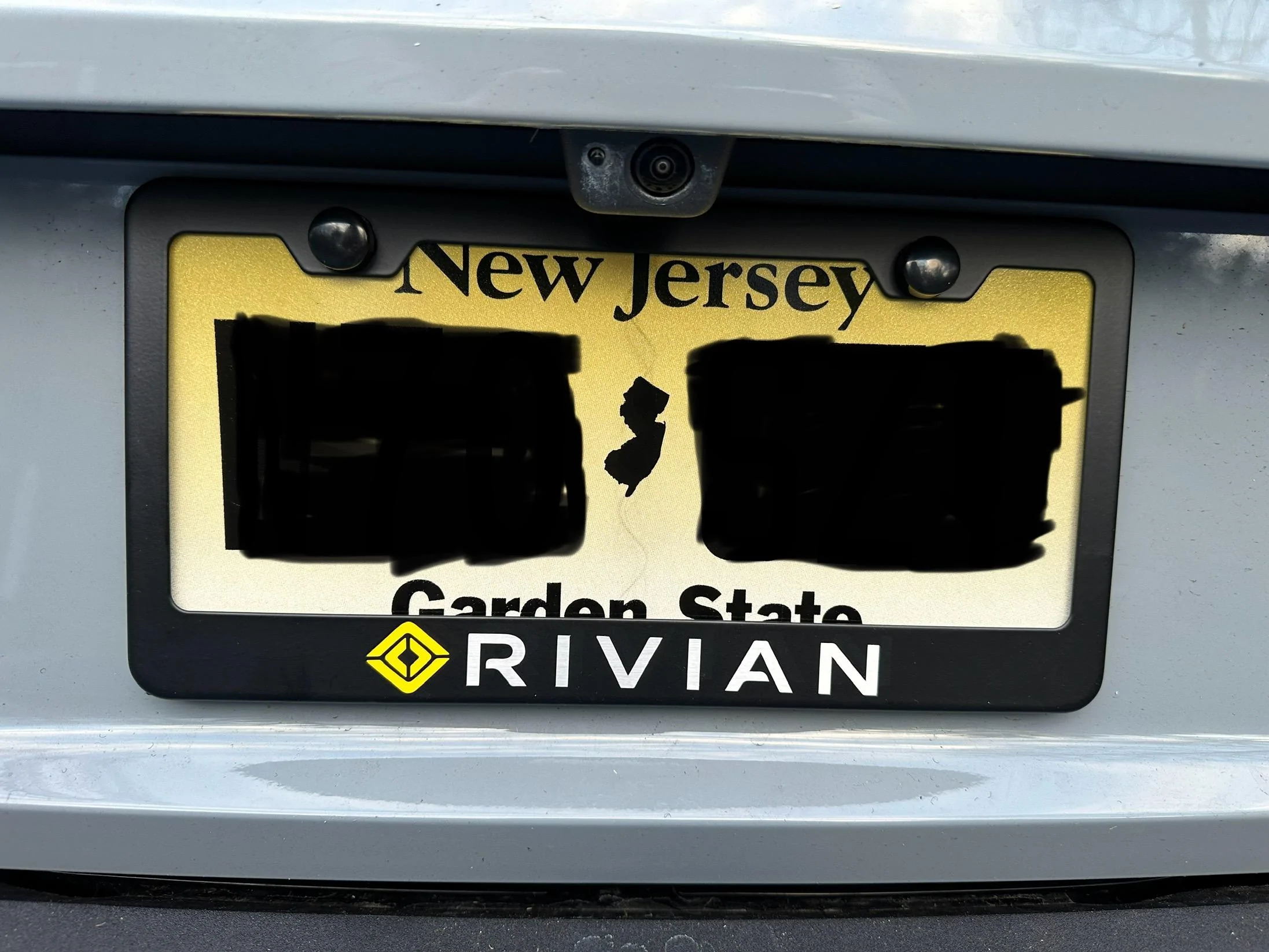 Rivian Aluminum License Plate with Name and Logo Installed Pics ...