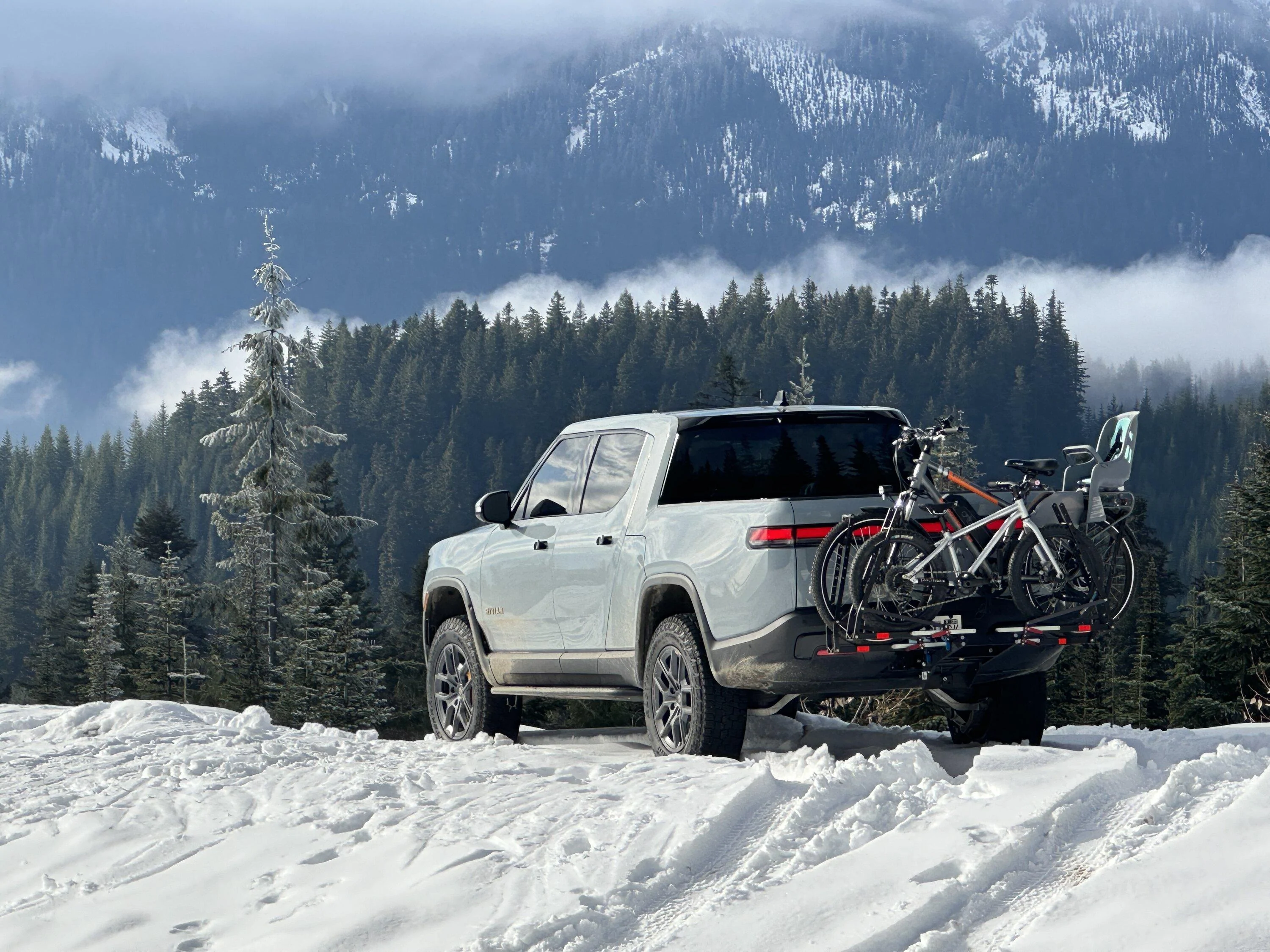 In search of the best hitch-mount bike rack for R1S | Rivian Forum ...