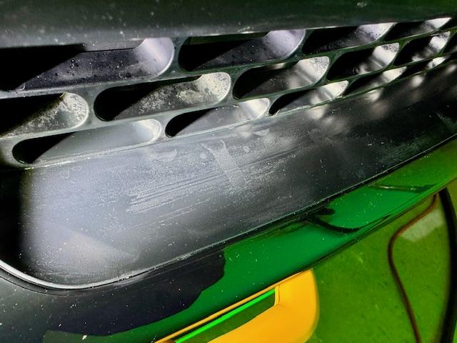 Black Shiny Front plastic Grille Piece - Removing Water Spots? | Rivian ...