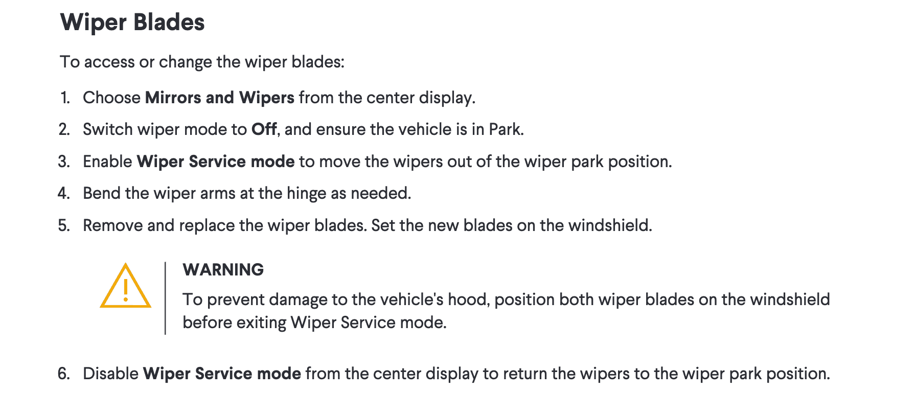 Rear Wiper Blade Service | Rivian Forum - R1T R1S R2 R3 News, Specs ...