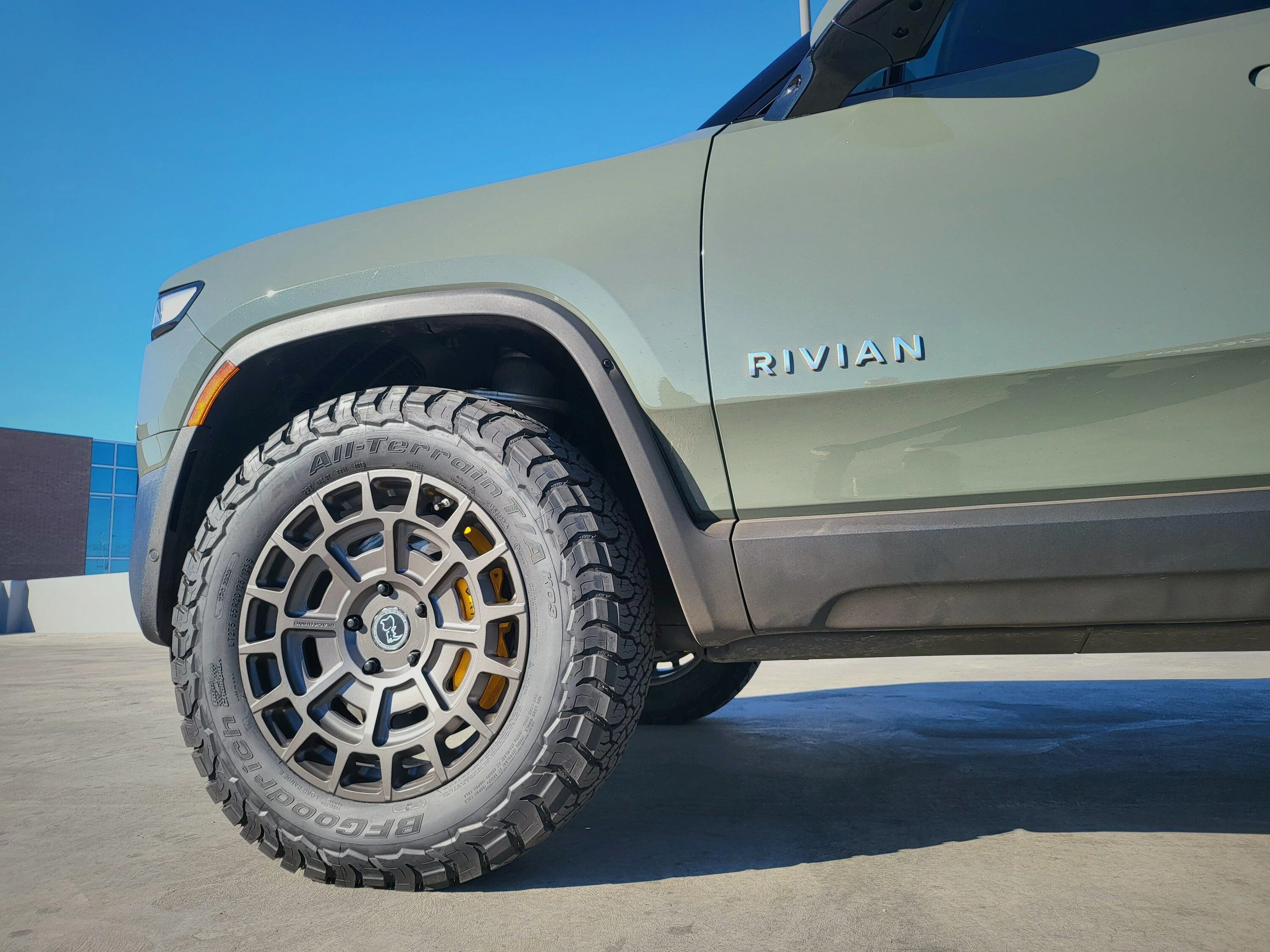 BFG K03 tires / Black Rhino Voltaic wheels installed on Rivian R1T ...