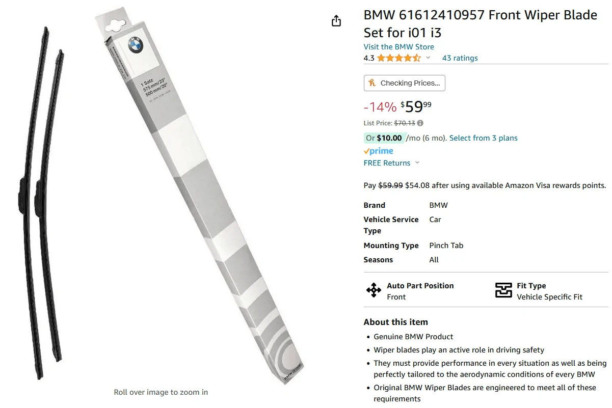 Rivian now selling wiper blades | Rivian Forum - R1T R1S R2 R3 News ...