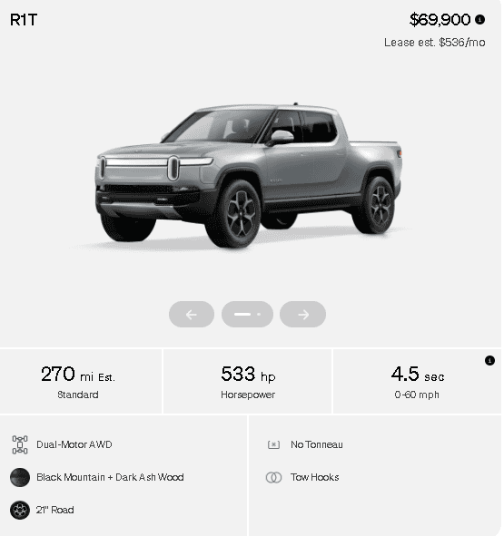 All 4 Rivian battery packs usable kWh capacity posted (Standard vs ...