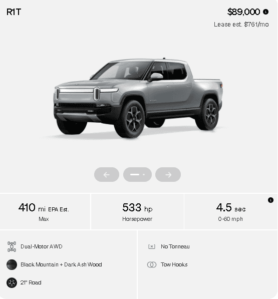 All 4 Rivian battery packs usable kWh capacity posted (Standard vs ...