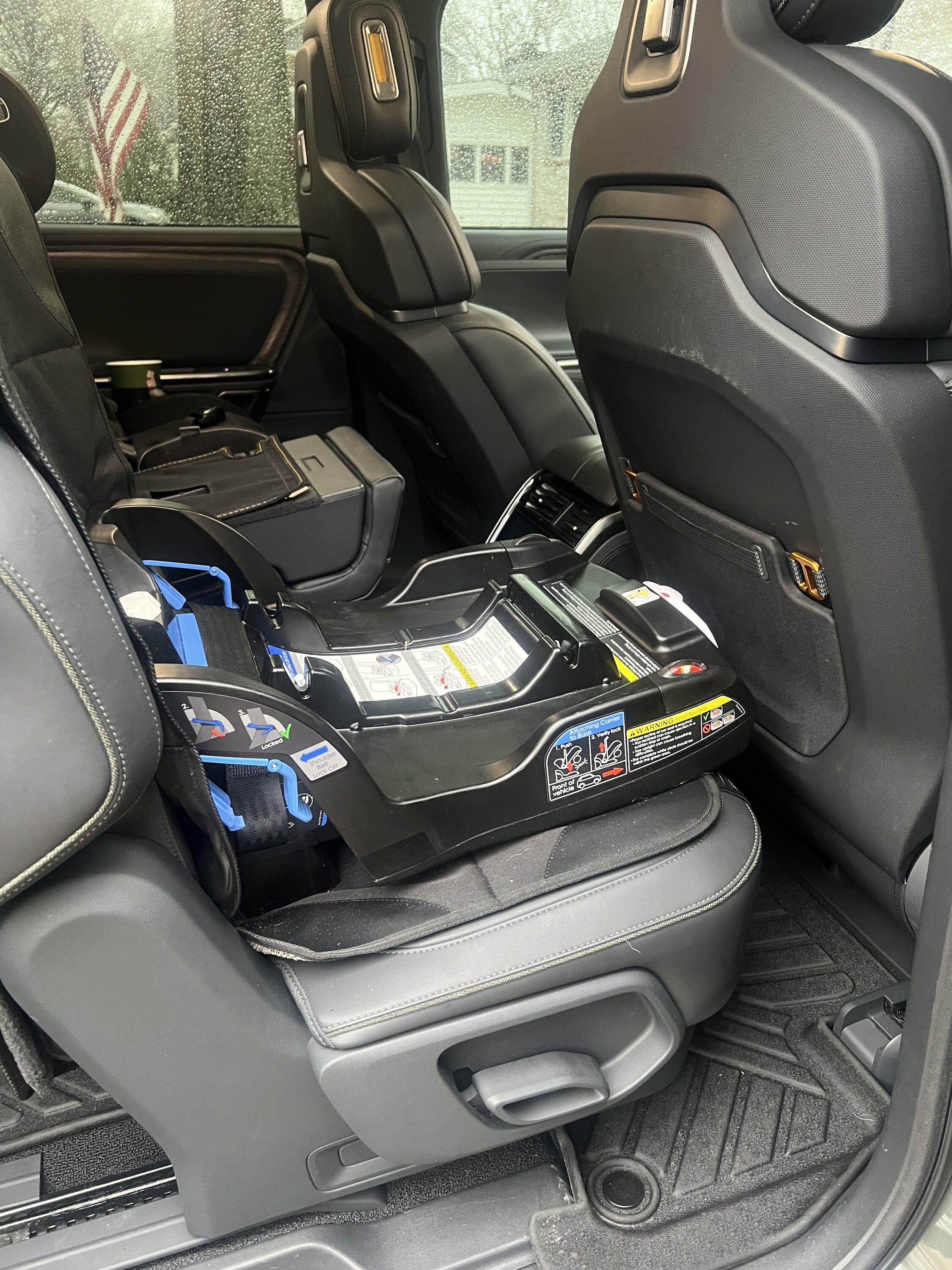 3rd Row Access for R1S with Rear Facing Car Seat? | Rivian Forum - R1T ...