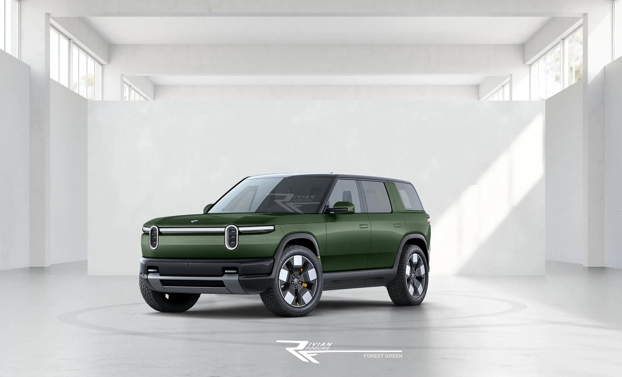 R2 Forest Green (Colors Preview) ? | Rivian Forum - R1T R1S R2 R3 News ...