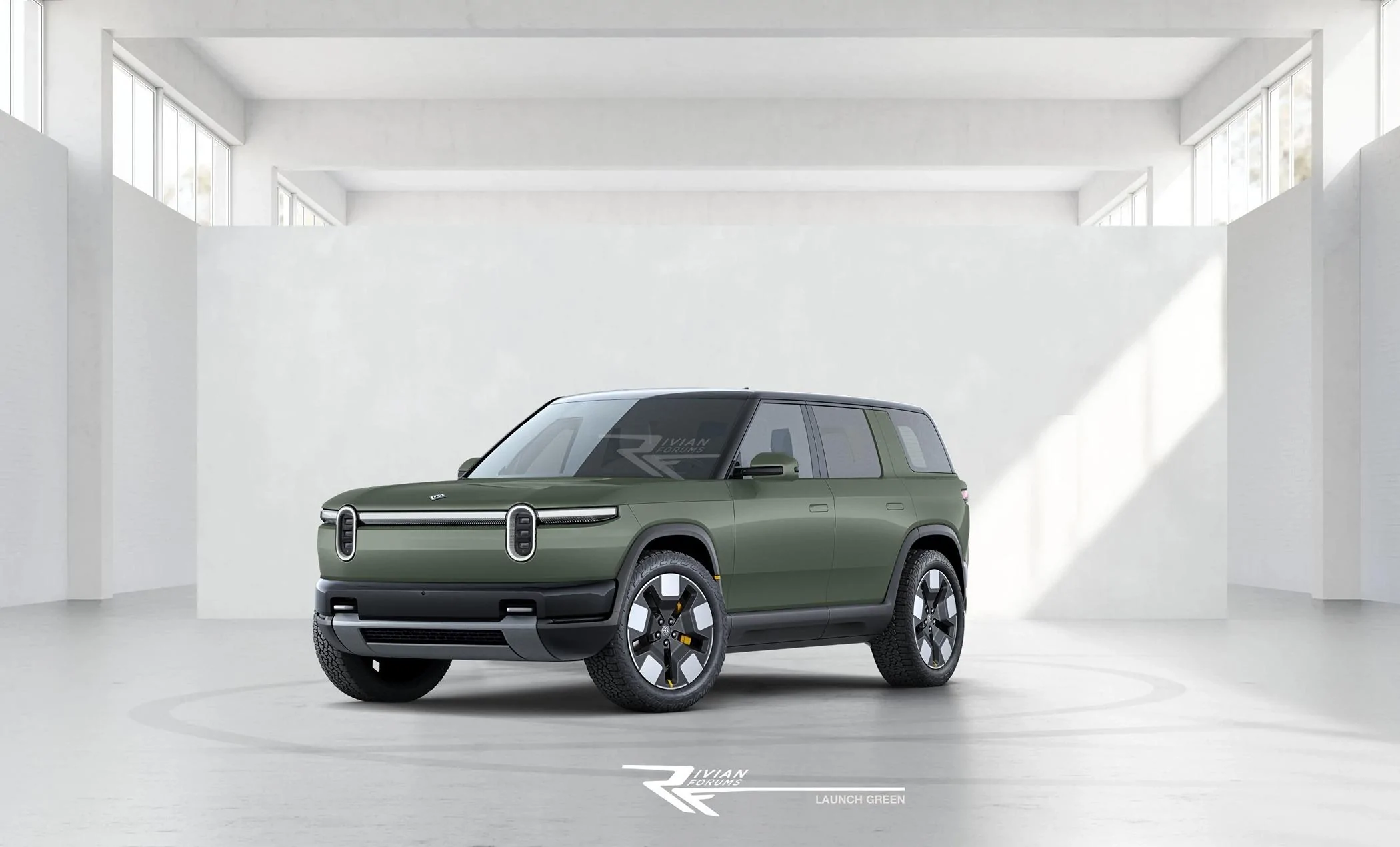 R2 Launch Green (Colors Preview) ? | Rivian Forums - R1T R1S R2 R3 News ...