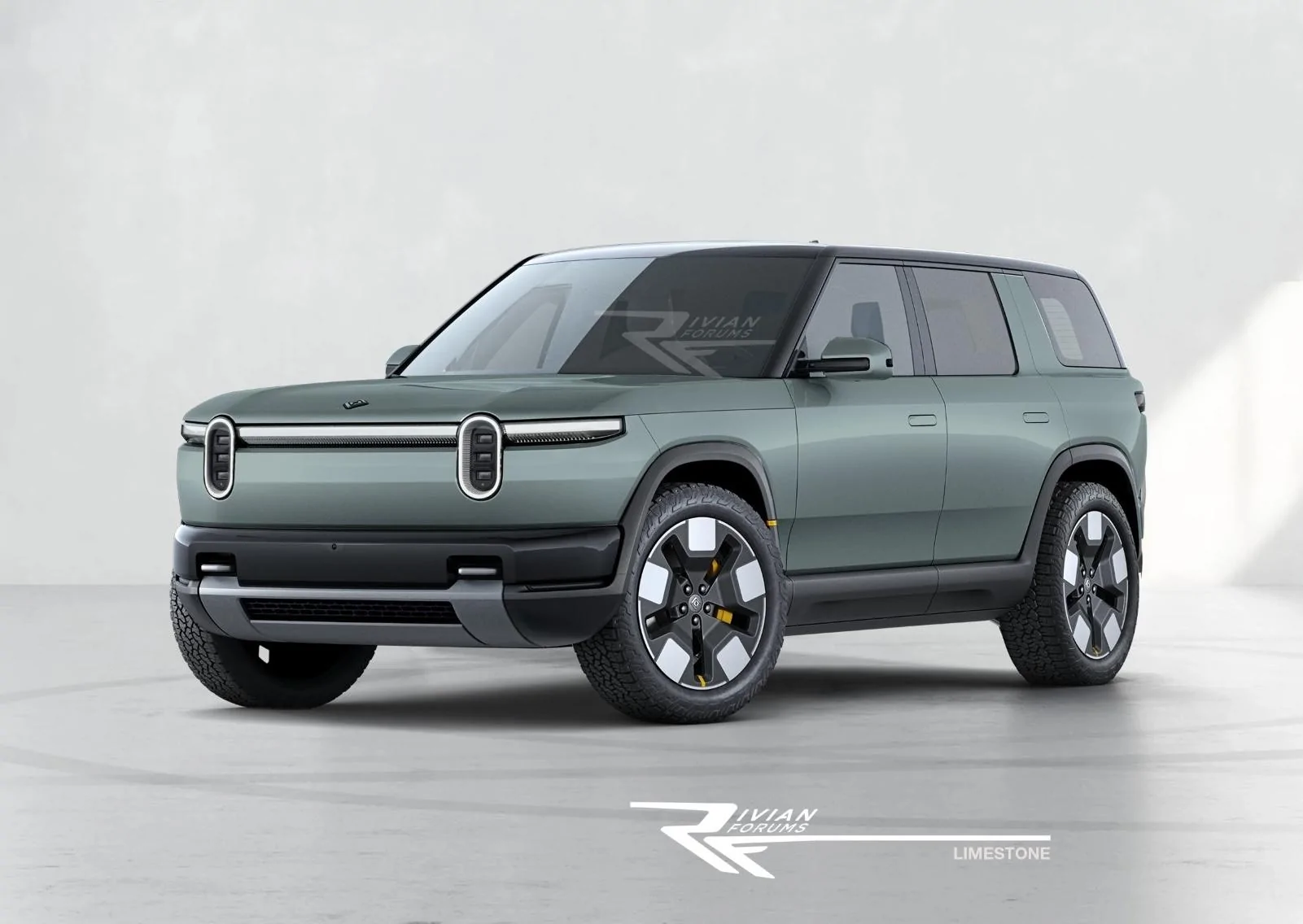 R2 Limestone (Colors Preview) ? | Rivian Forum - R1T R1S R2 R3 News ...