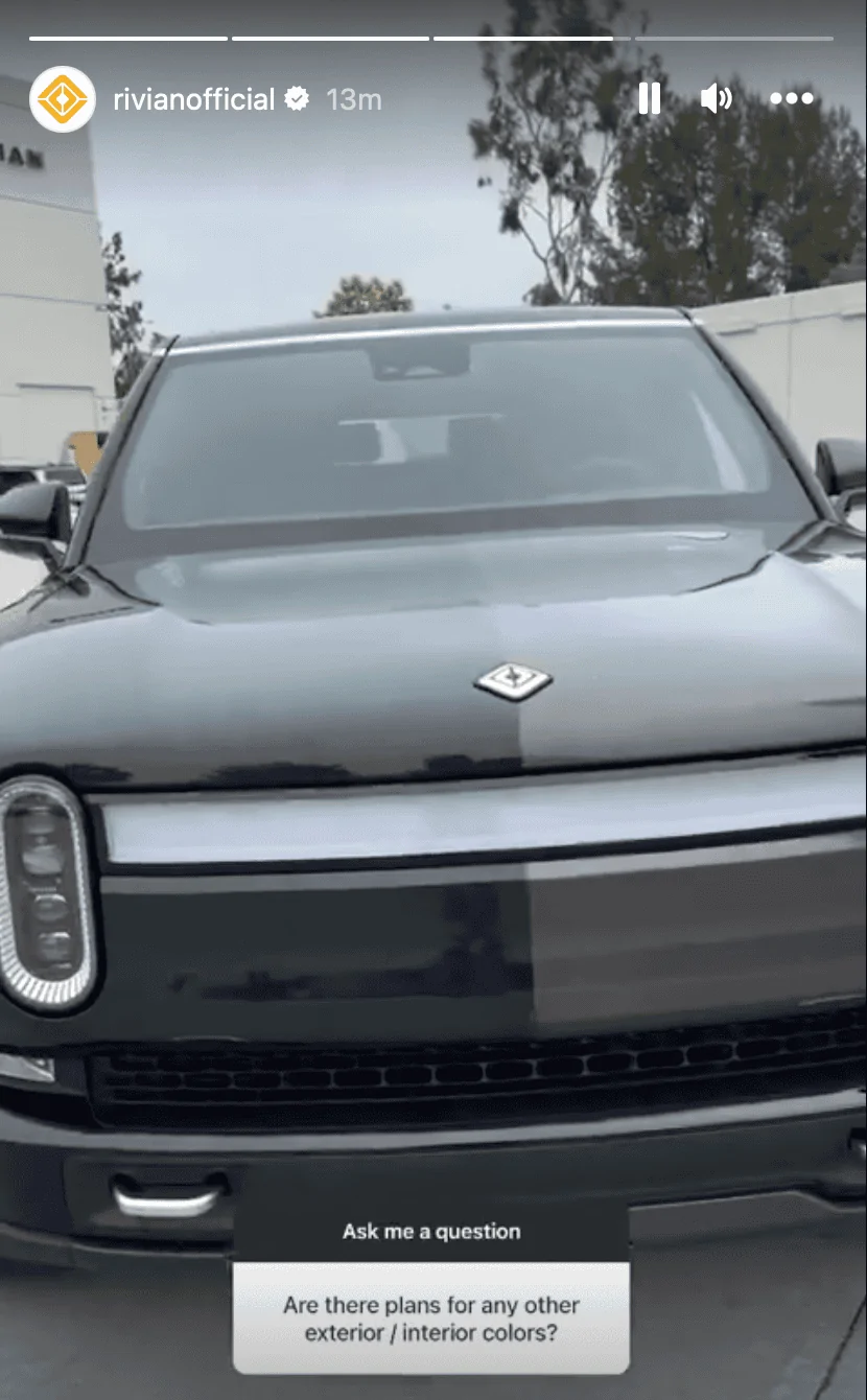 New Rivian colors EVERGREEN and SLATE revealed by RJ on "Ask Rivian ...