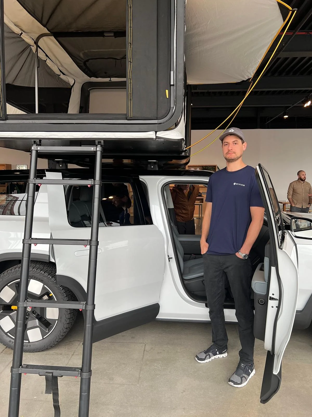 R2 with Treehouse Roof Top Tent RTT (from NYC showing) | Rivian Forum ...