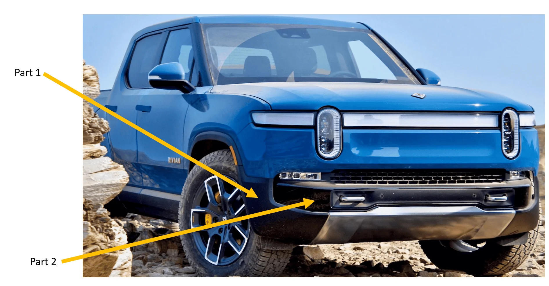 California - For Sale R1T Front Bumper Parts | Rivian Forum - R1T R1S ...