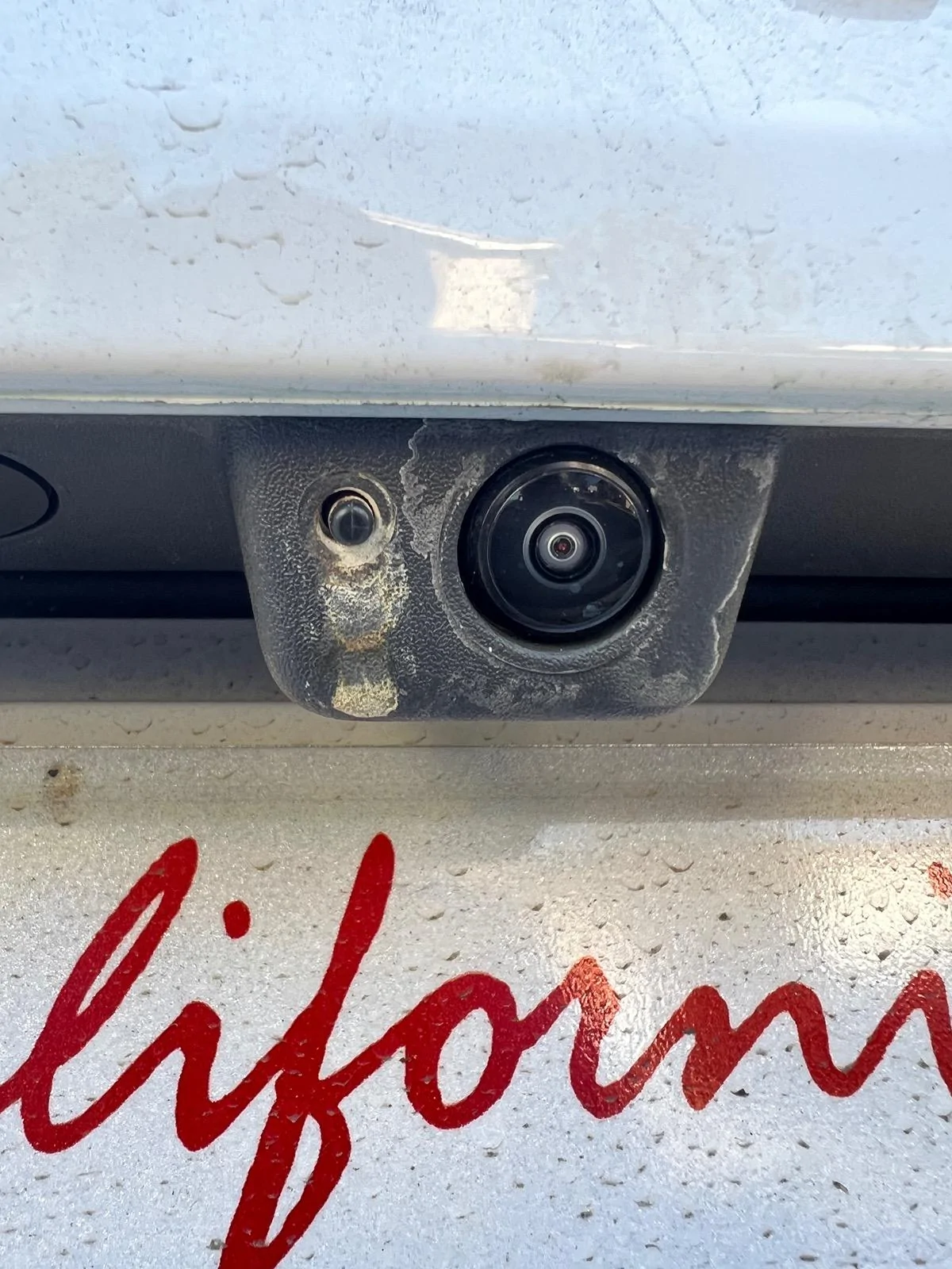 What is to the left of my backup camera? | Rivian Forums - R1T R1S R2 ...